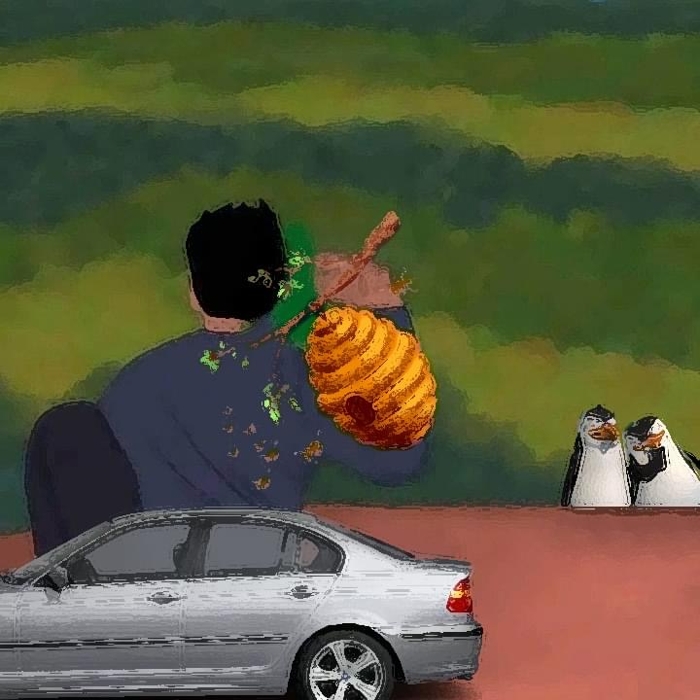 - Mài xong mài với tau gòy! HAHAHA ...Ây da! aaaaaaaaaa, ui daaaaaaa ...