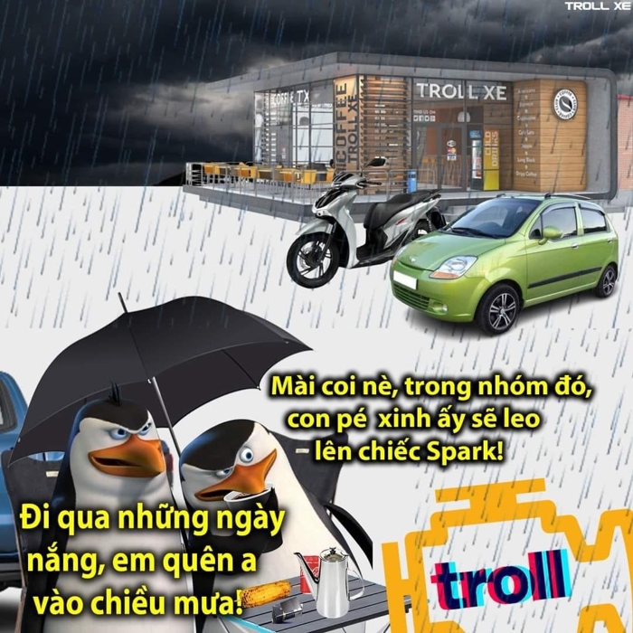 Mưa không tới mặt Nắng không tới đầu - TROLL XE | Mạng Xã Hội Chơi Xe - Số 2 tại Việt Nam